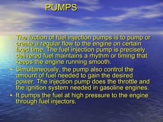 presentation of fuel injection pumps | PPT