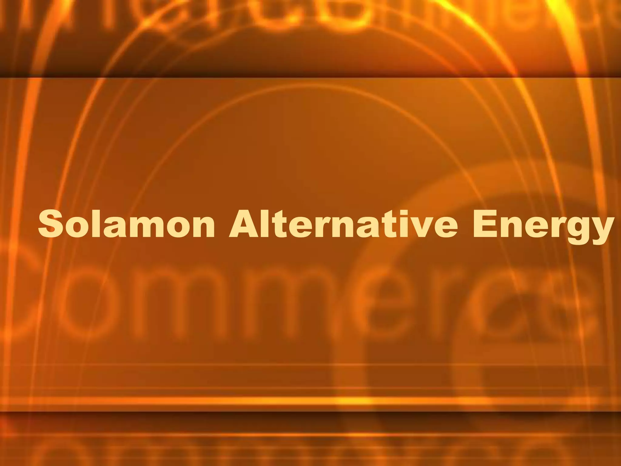Solamon Alternative Energy - Channels Television - Nigeria's Award ...