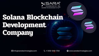 Solana Blockchain | PPTX