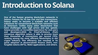 Solana Blockchain and Its Use cases.pptx