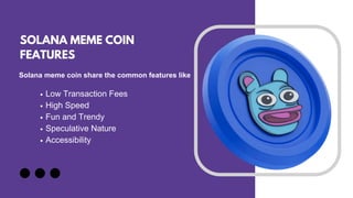 Solana meme coin development- Basic Overview | PDF | Computing | Technology & Computing