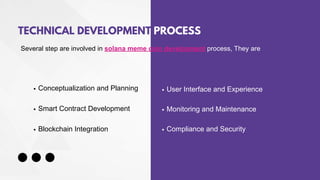 Solana meme coin development- Basic Overview | PDF | Computing | Technology & Computing