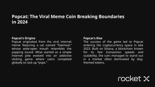 📈 The Rise of Popcat: The Meme Coin Taking 2024 by Storm 🐱 | PPT