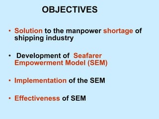 Empowering Seafarer Manpower Solution of Shipping Industry | PPT