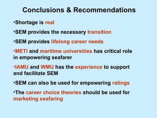 Empowering Seafarer Manpower Solution of Shipping Industry | PPT