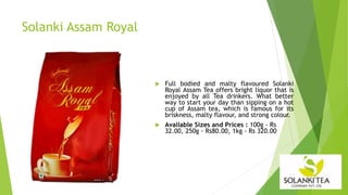 Solanki Tea Company Profile | PPT