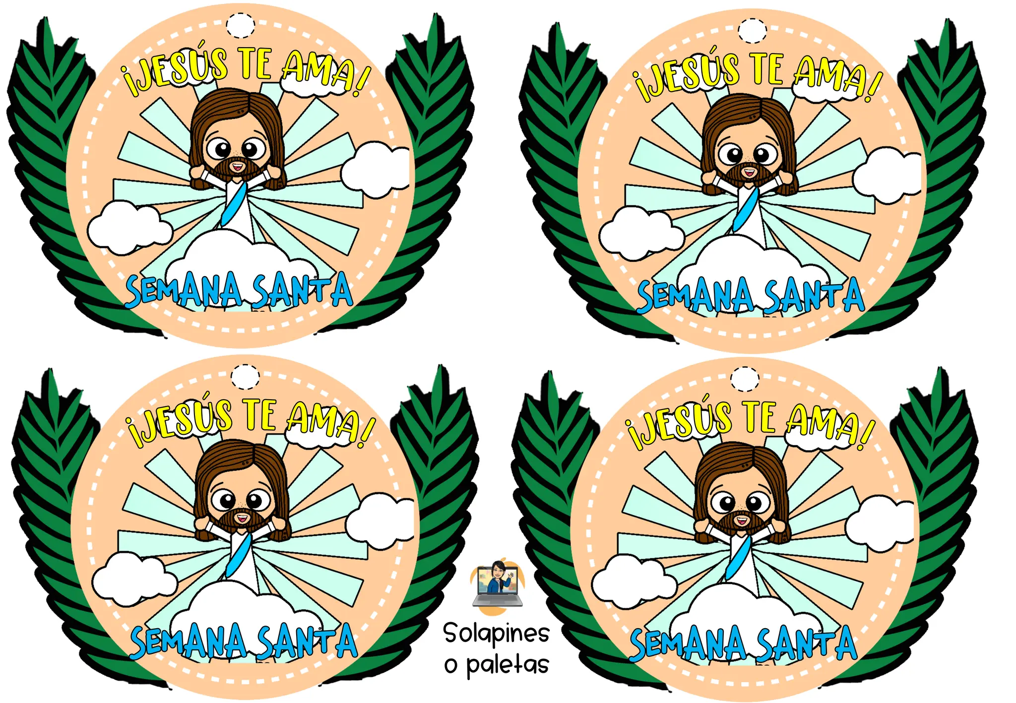 SOLAPINES SEMANA SANTA para niños y adultos trabajo educativo.pdf
