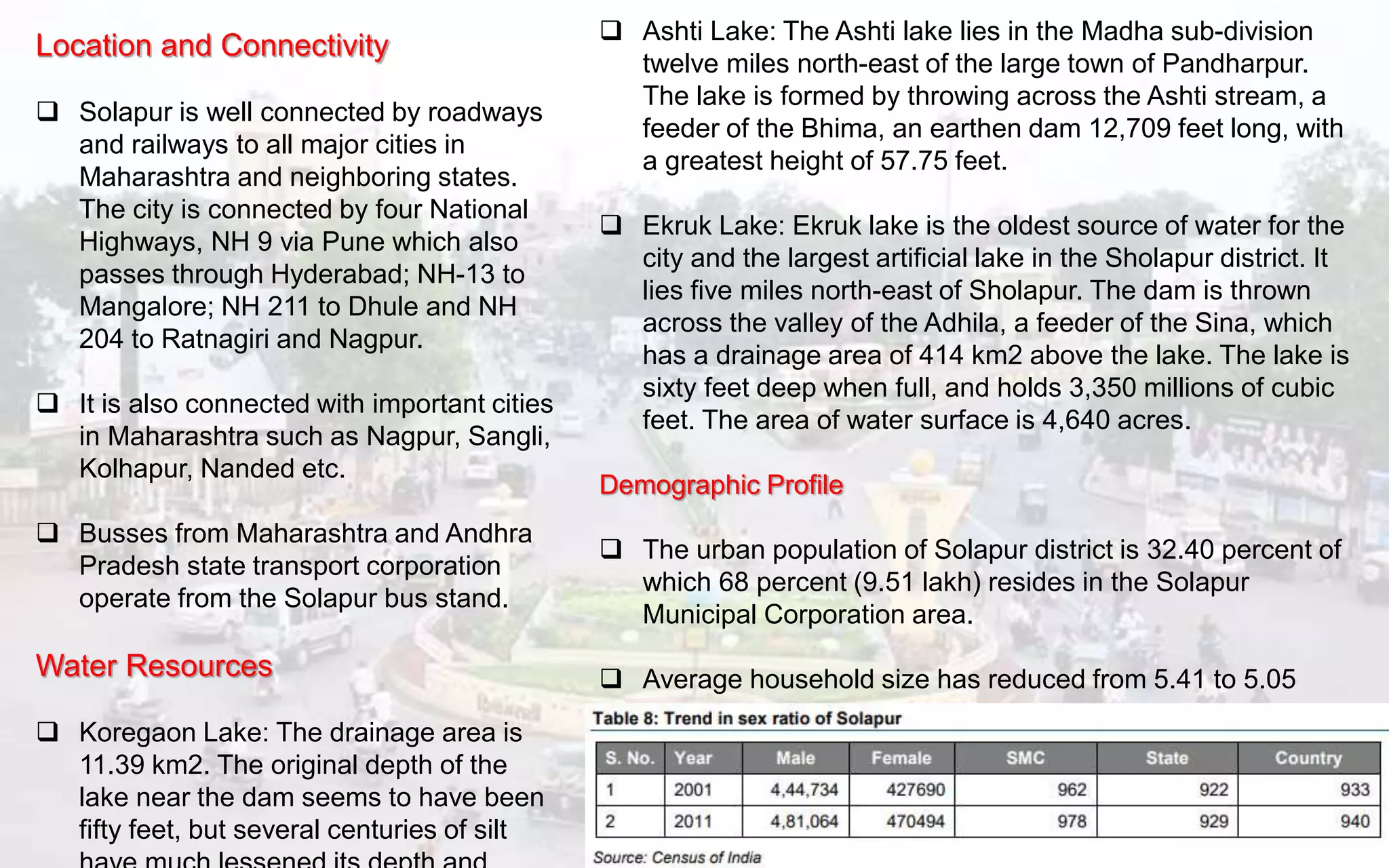 City Development Plan Solapur 2041 | PPTX
