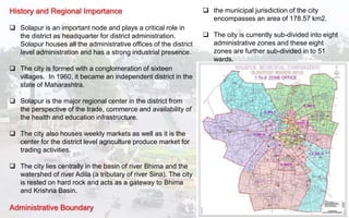 City Development Plan Solapur 2041 | PPTX