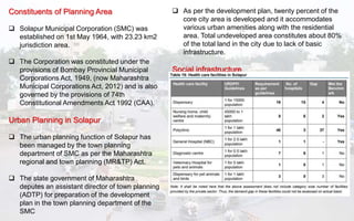 City Development Plan Solapur 2041 | PPTX