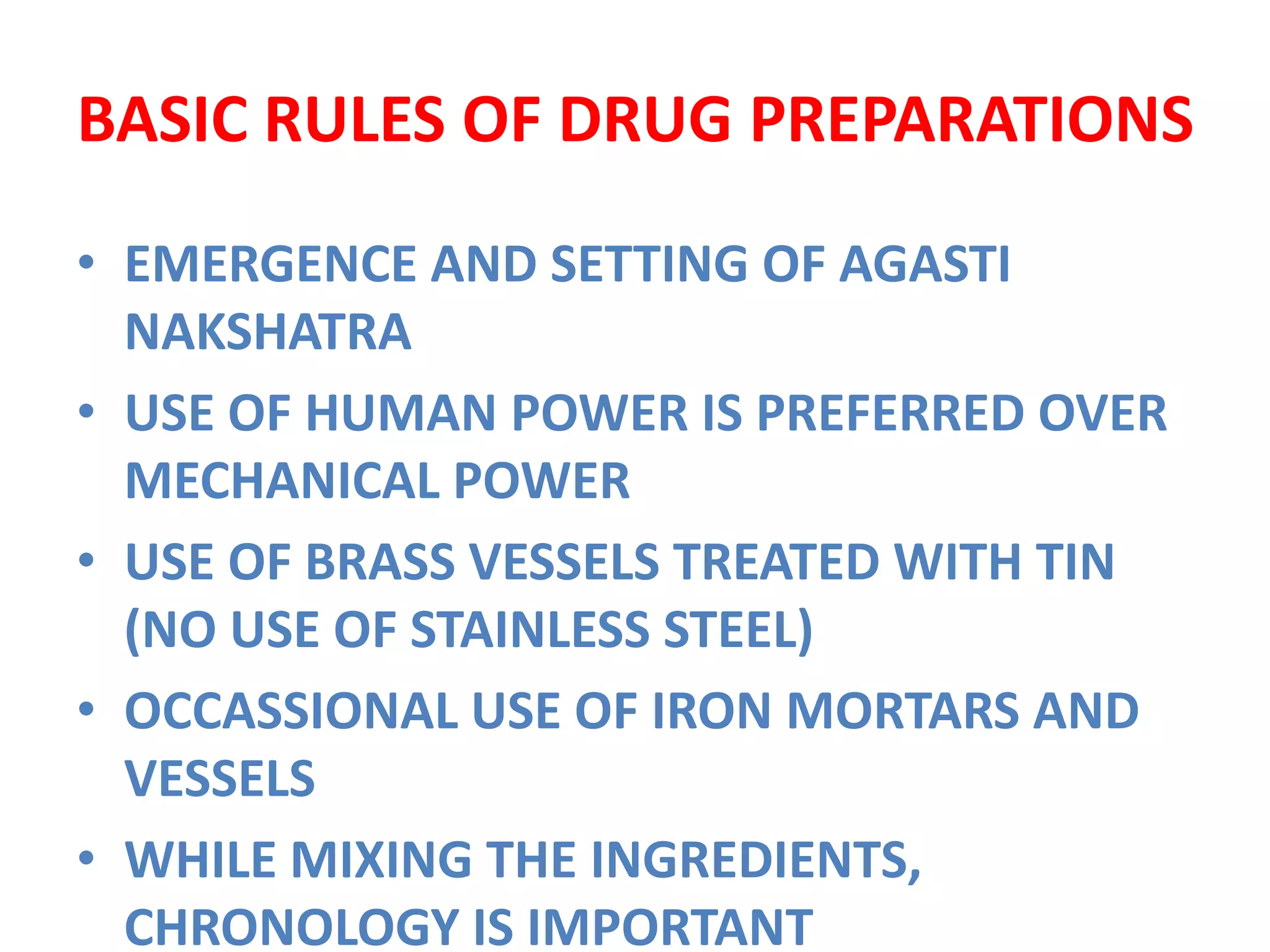 PREPARATION OF AYURVEDA DRUGS ACCORDING TO PANCHABHAUTIK CHIKITSA | PPTX