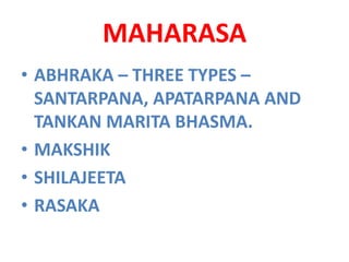 PREPARATION OF AYURVEDA DRUGS ACCORDING TO PANCHABHAUTIK CHIKITSA | PPTX
