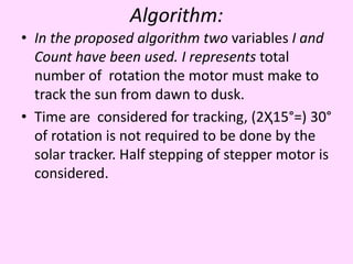 Usage Of Dual Axis Solar Tracking System ,Advanced Sensor And Real Time ...
