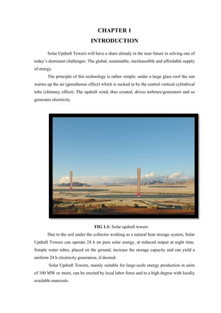 SOLAR UPDRAFT POWER PLANT | PDF