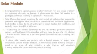 Solar energy(Renewable source) | PPTX