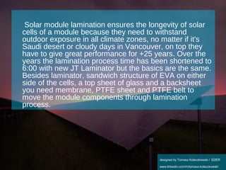 solar module performance | PPT