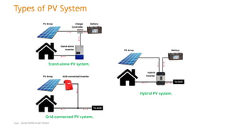 presentations for the project of solar energy | PPTX