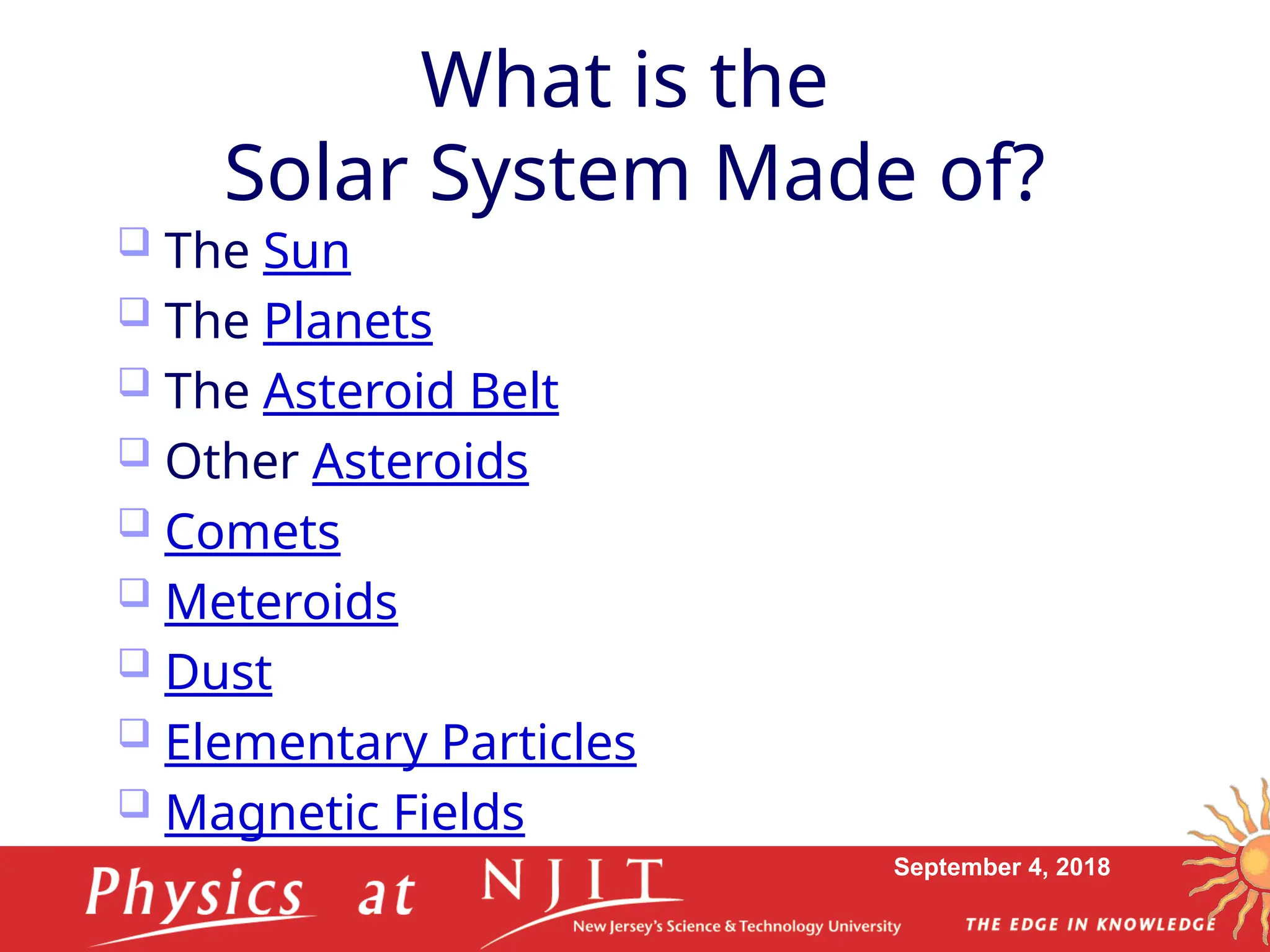 Solar System Presentation for school students | PPTX