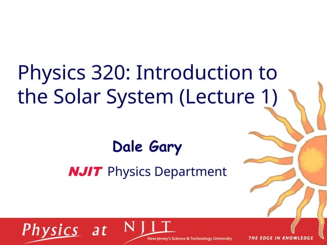 Solar System Presentation for school students | PPTX | Physics | Science