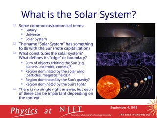 Solar System Presentation for school students | PPTX
