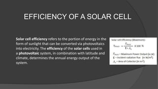 uses of Solar cell | PPT