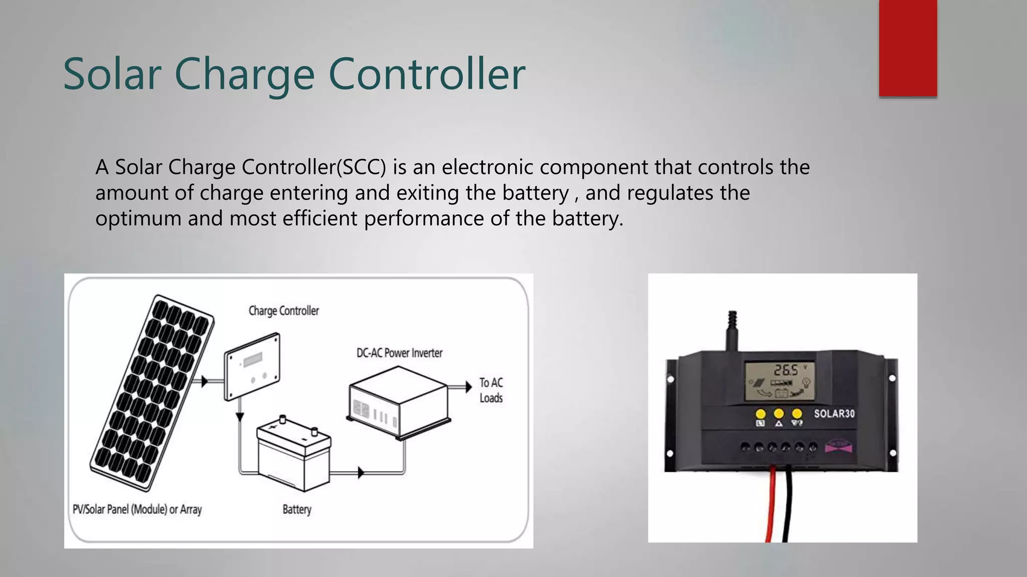 Solar charge-controller-presentation | PPTX