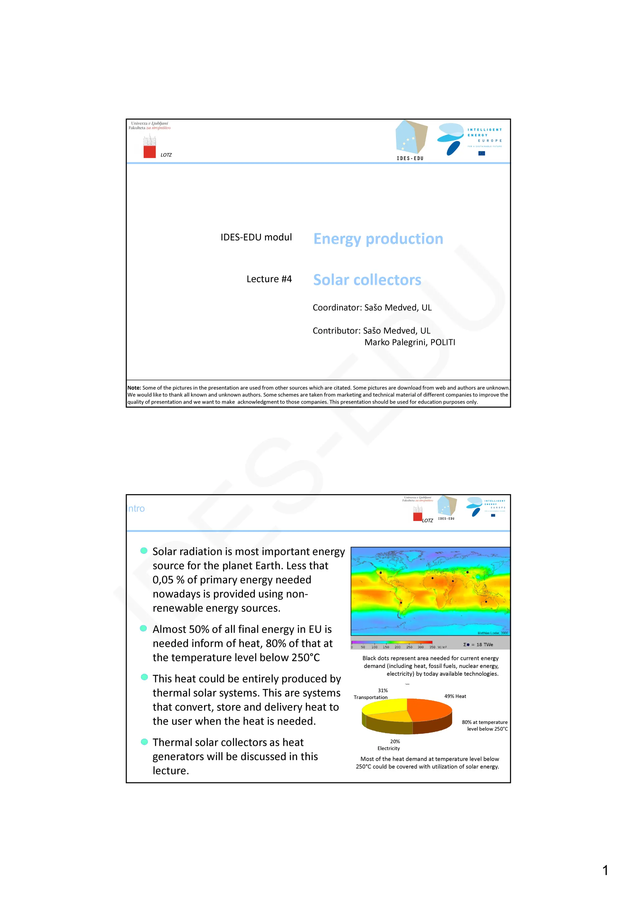 Solar-collectors. and types of collectors | PDF