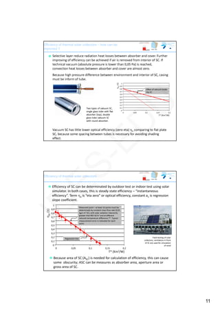 Solar-collectors. and types of collectors | PDF | Physics | Science
