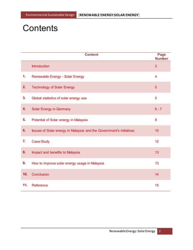Solar energy-report | DOCX | Gas and Electric | Home Utilities