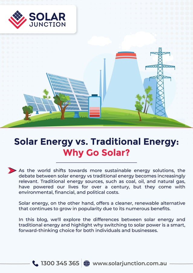Solar Energy vs. Traditional Energy: Why Go Solar? | PDF