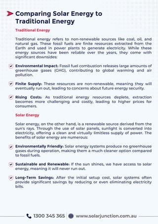 Solar Energy vs. Traditional Energy: Why Go Solar? | PDF | Power and Energy Industry | Industries