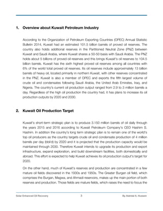 Solar Enhanced Oil Recovery | PDF