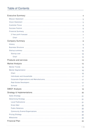 Solar farm business plan example | PDF