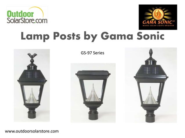 Solar Lampost Lights | PPTX | Household Supplies | Shopping