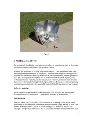 Solar oven-development test-report | PDF
