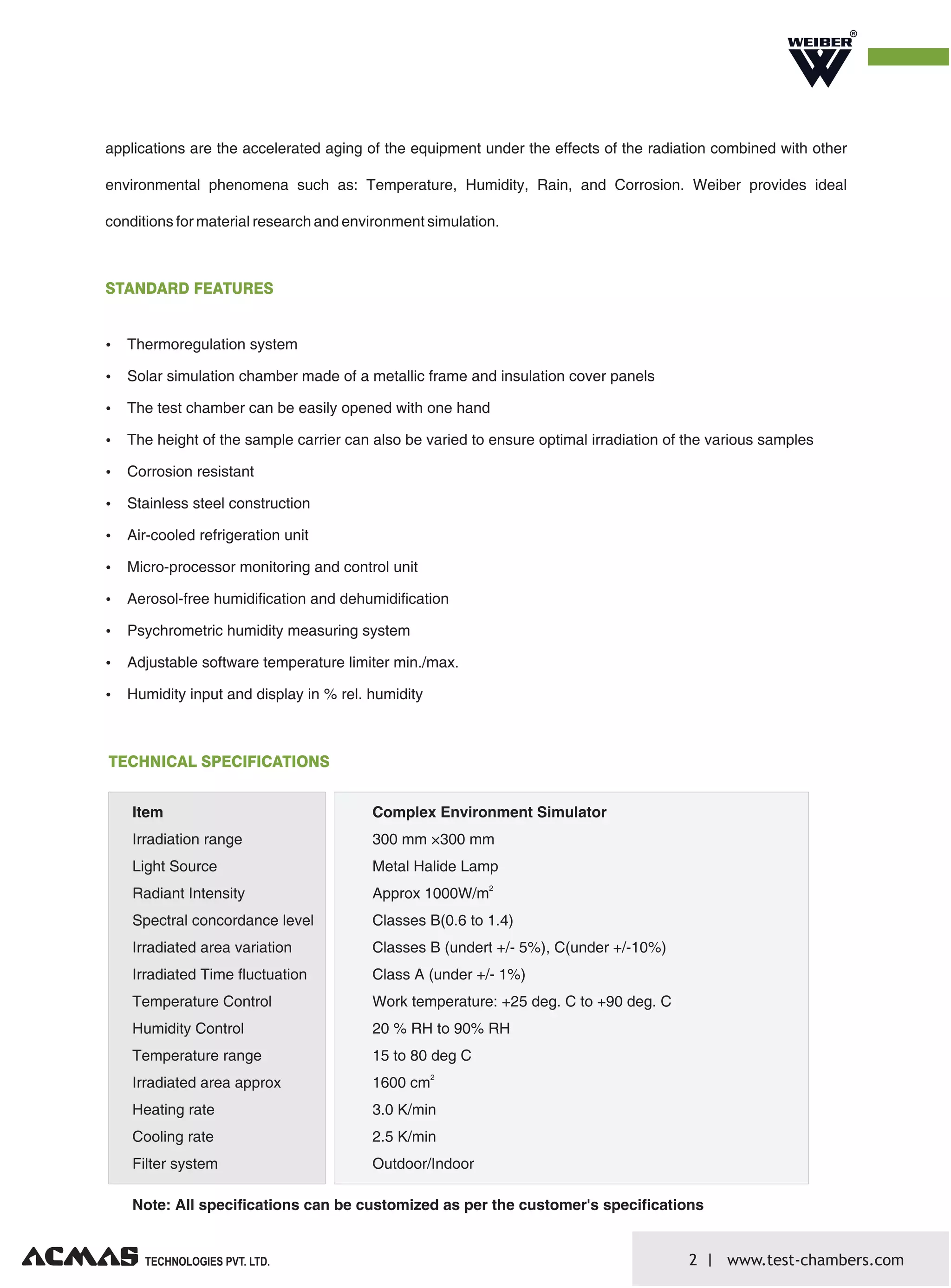 Solar spectrum-test-chamber | PDF