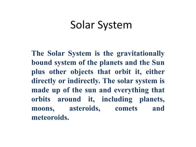 Solar system ,stars,moons,planets,detail of planets | PPTX