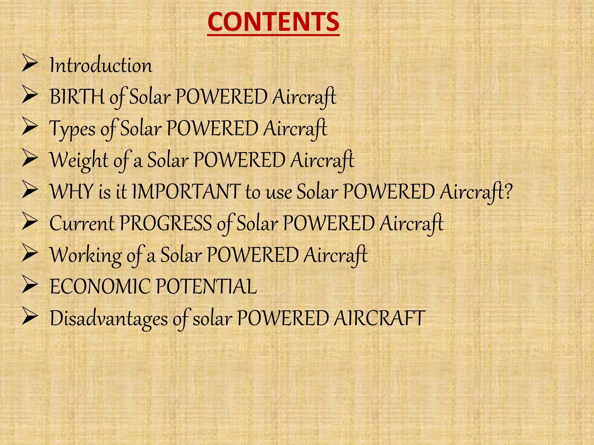 Solaraircraft.PPT.ASHISH KUMAR DIWAKAR | PPT