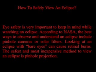 Solar and lunar eclipse | ODP