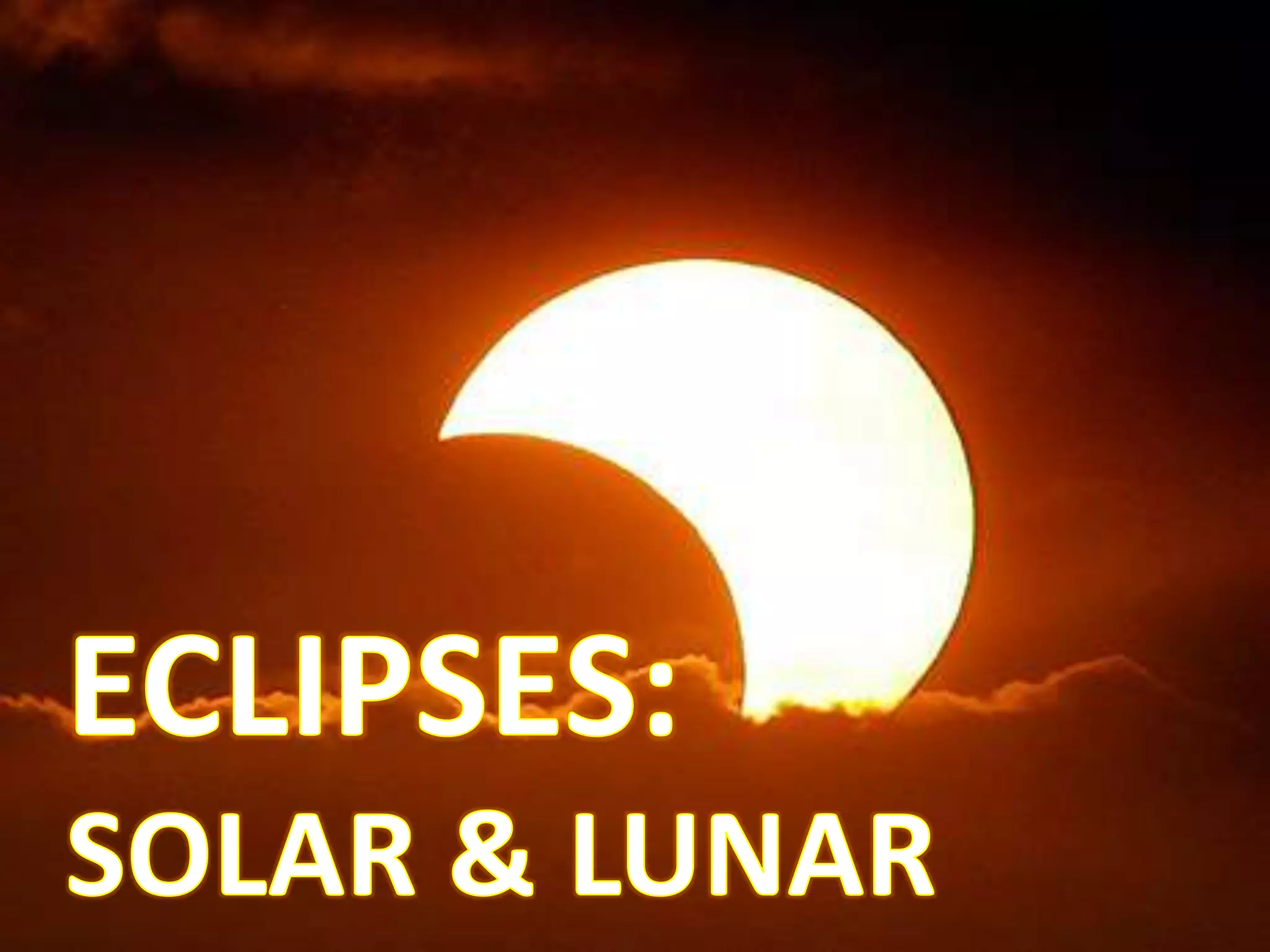Solar and lunar eclipses | PPTX