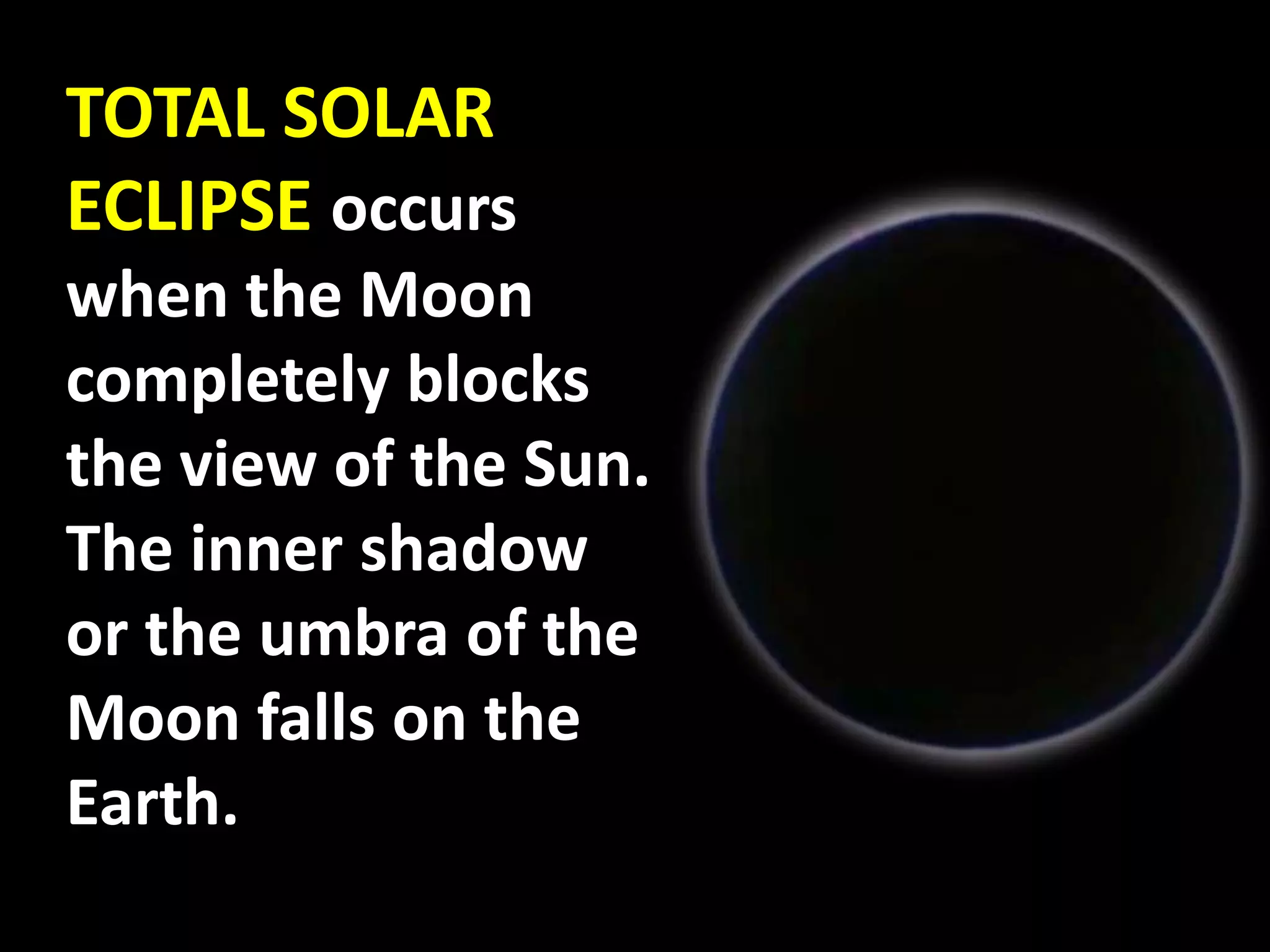 Solar and lunar eclipses | PPTX