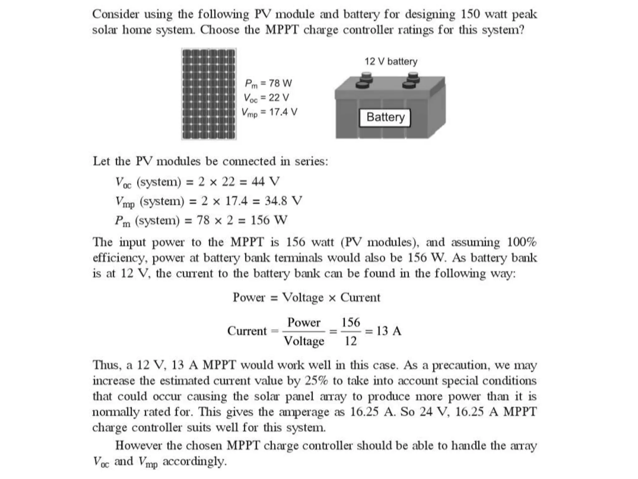Photovoltaic system, solar array, equivalent circuits, characteristics ...