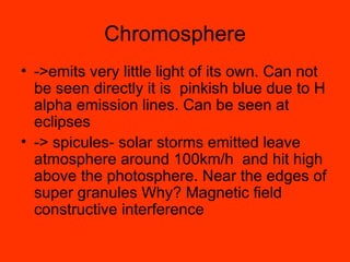 Solar atmospheres | PPT