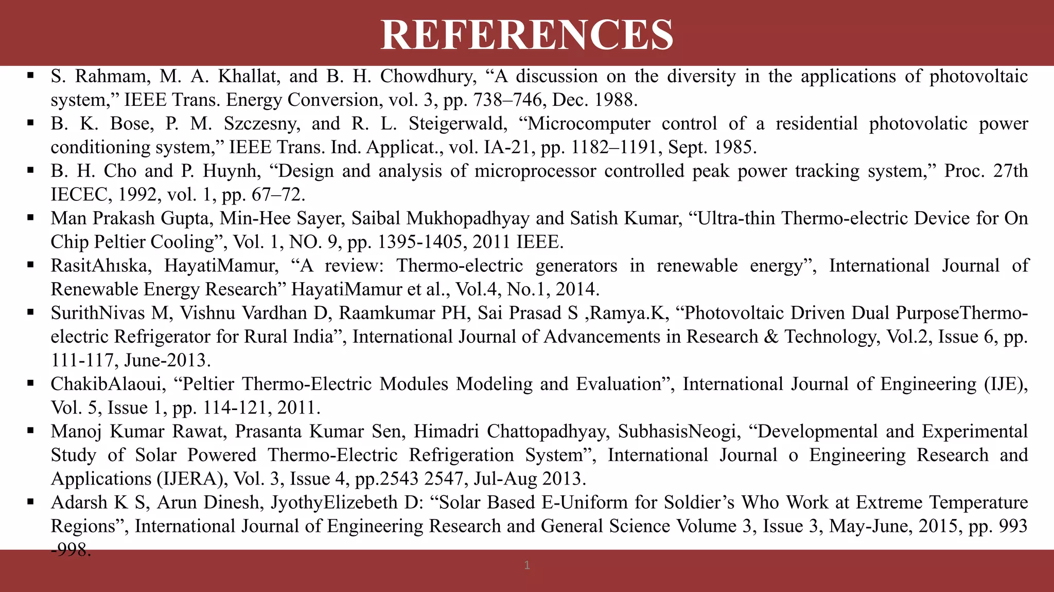 Solar based e jacket | PPTX