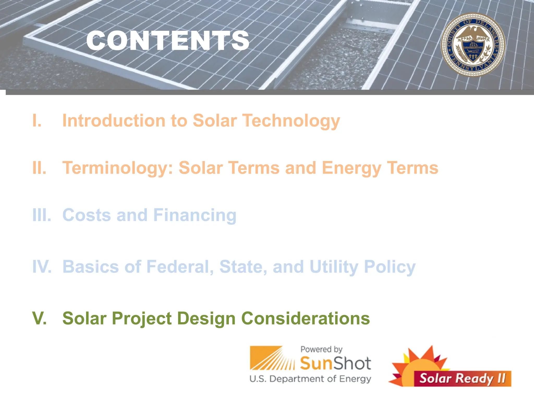 Solar Basics Core (System Design & Technology) | PPT