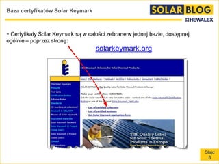 Solar Keymark Certyfikat | PDF
