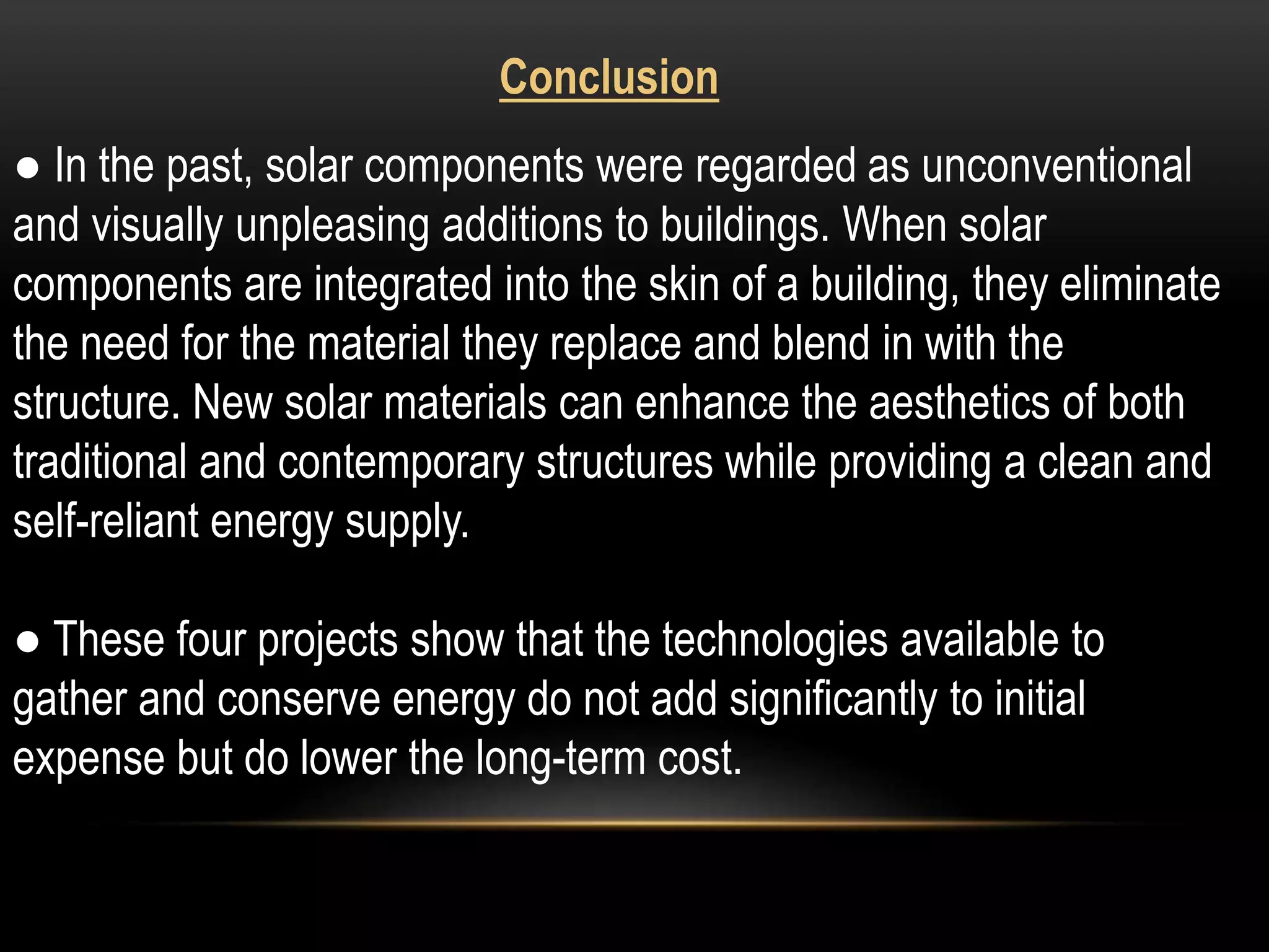 Solar building design | PPTX