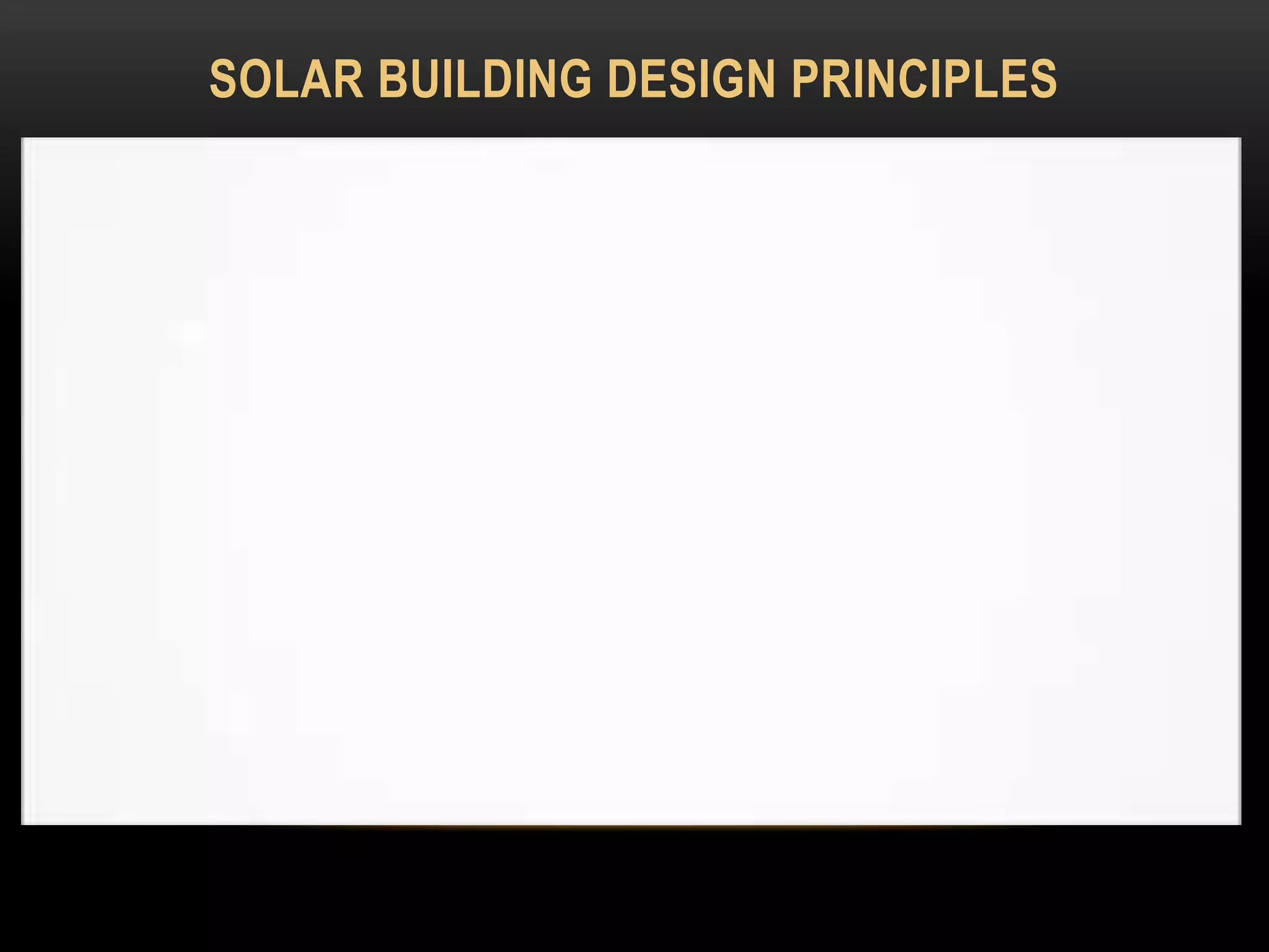 Solar building design | PPTX