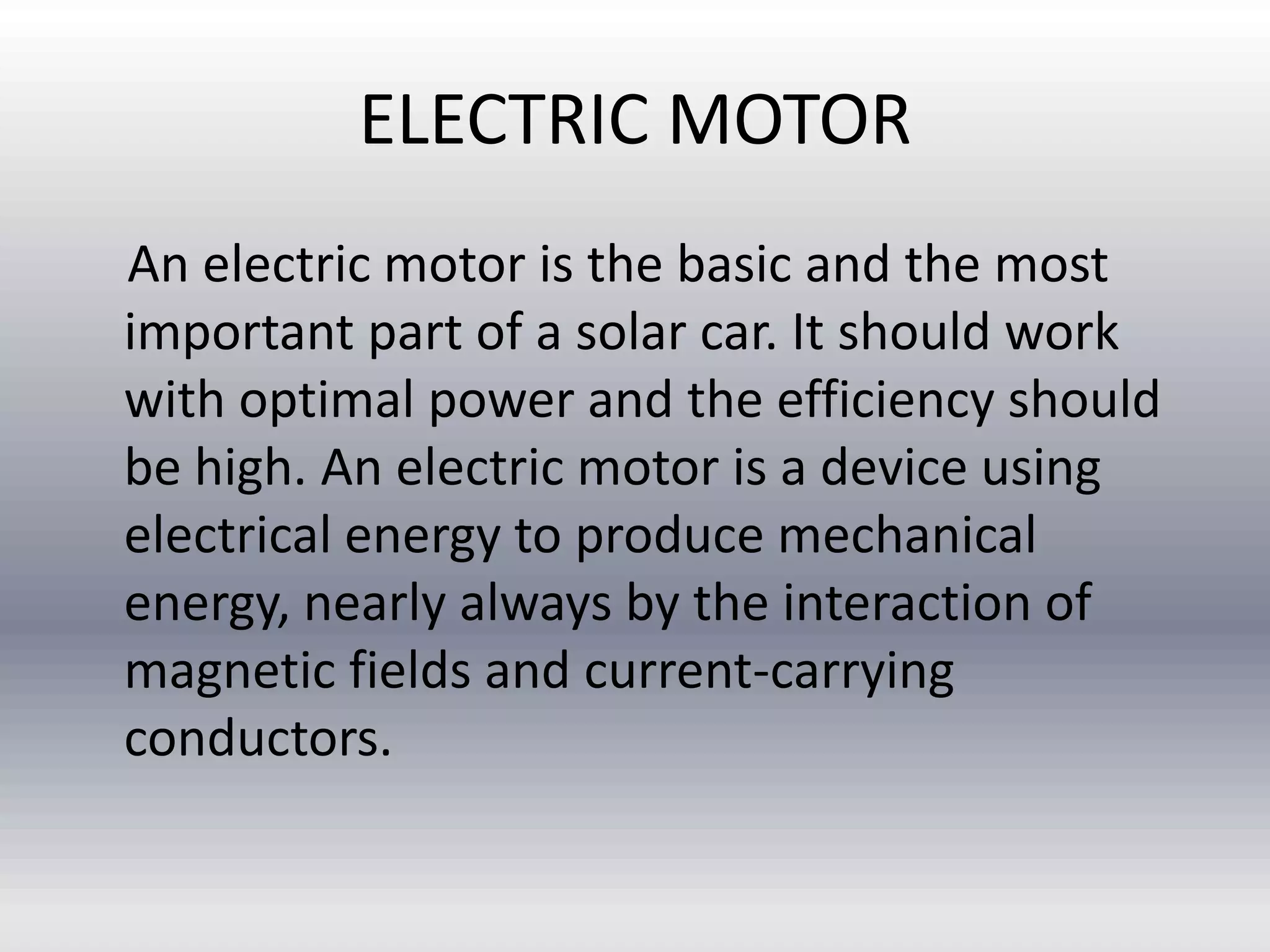 Solar Car Presentation | PPTX