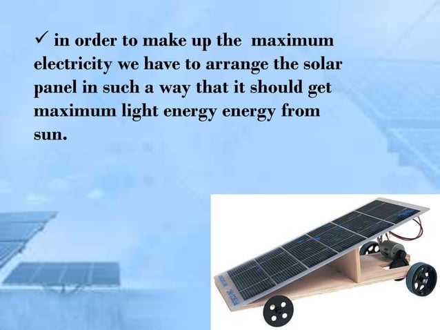 Solar car ppt | PPT